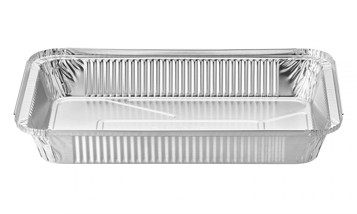 Envase Aluminio Rectangular 2 Kg – Plastimax