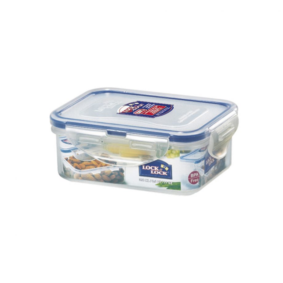 Taper Hermético Rectangular 460 ML Lock & Lock – Plastimax